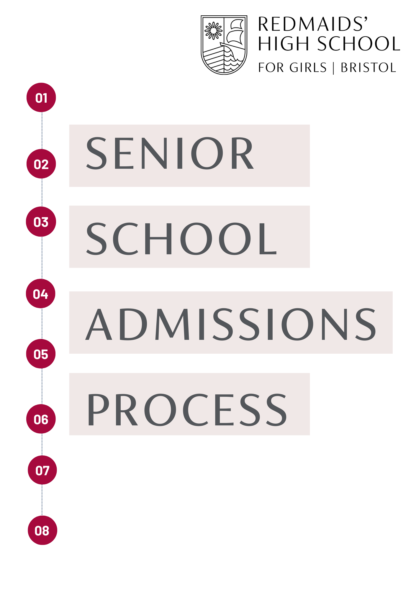 Redmaids' High Admissions Process - Thank you